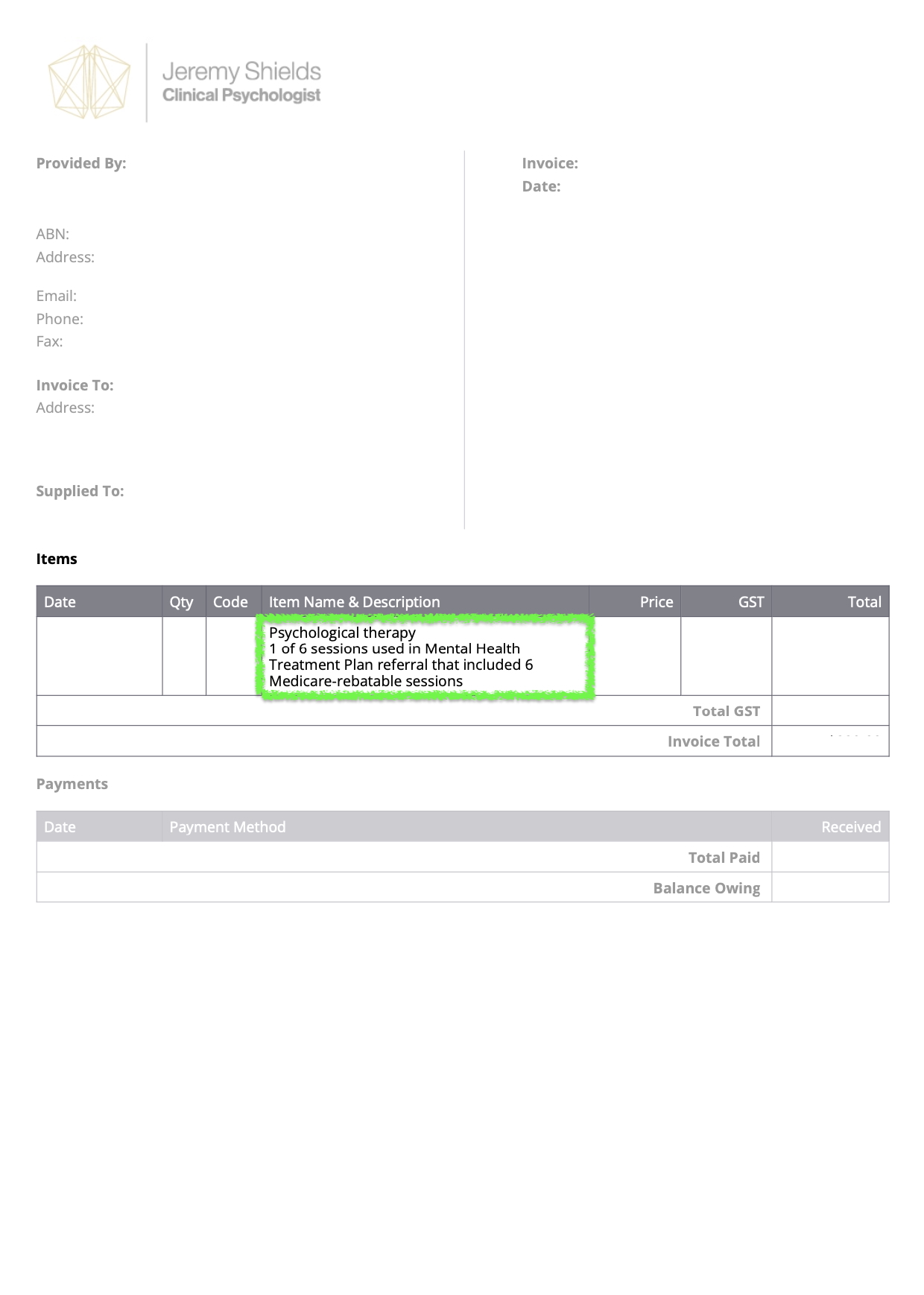 Guide to Medicare rebate claiming – Jeremy Shields